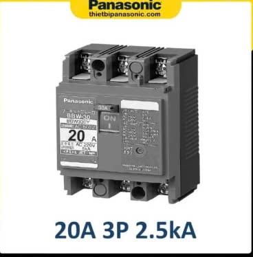 MCCB 3P 20A 2.5KA